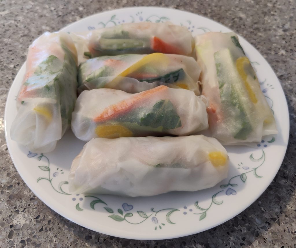Vietnamese Fresh Spring Rolls - YUMMY 4 UR TUMMY