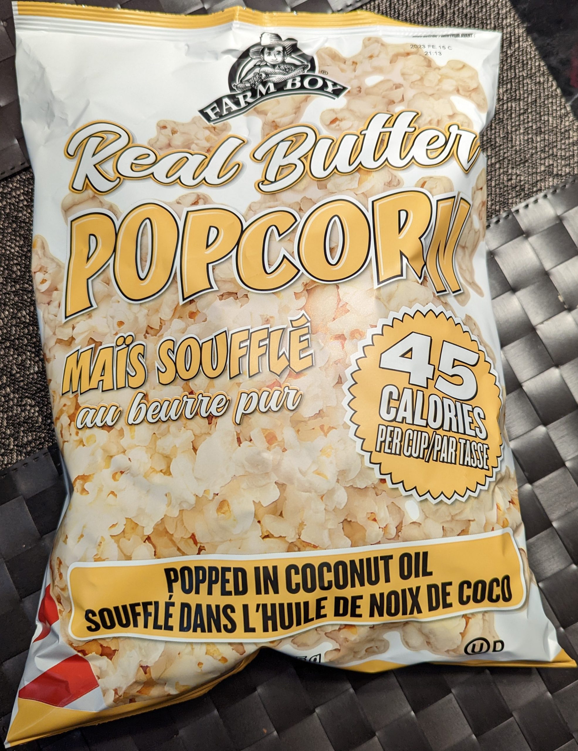 Farm Boy Real Butter Popcorn - YUMMY 4 UR TUMMY